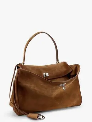 Balenciaga Rodeo Medium Suede Shoulder Bag - Brown
