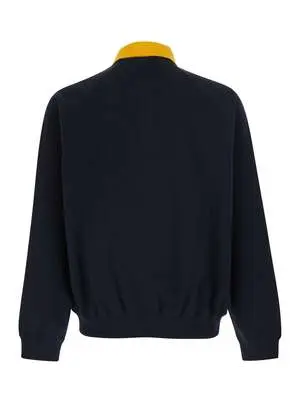 Versace Cotton Collared Pullover - Multicolor