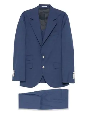 Brunello Cucinelli Wool Single-breasted Suit - Multicolor