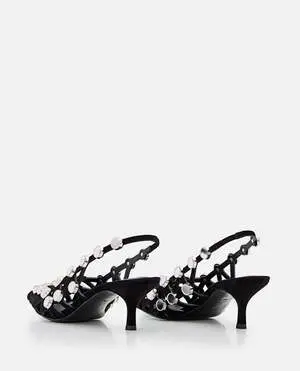 Attico Grid Slingback 50mm - Multicolor
