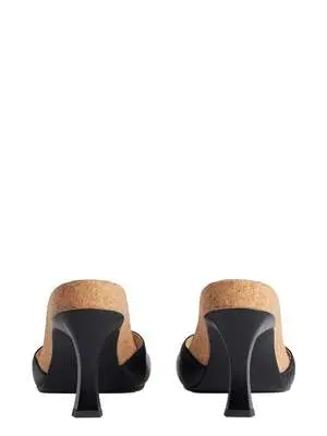 Balenciaga Scholl Sandals - Black