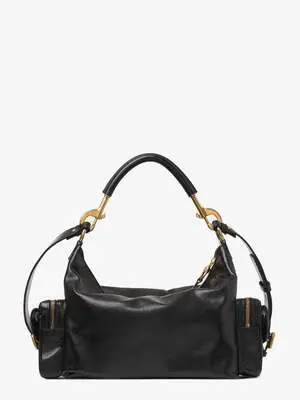 Chloé Carry Shiny Buffalo Leather Shoulder Bag - Multicolor