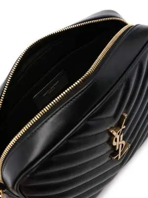 Saint Laurent Quilted Leather Lou Camera Bag - Black