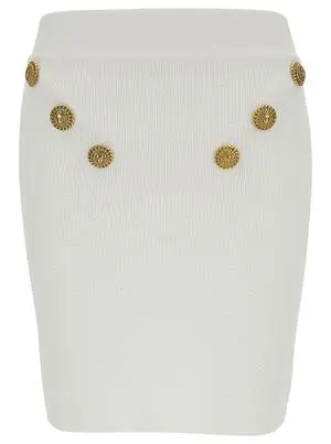 Balmain Mini Pencil Skirt - Multicolor