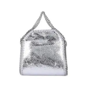Stella McCartney Metallic Tote Bag - Silver