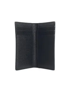 Dolce & Gabbana Fold' Dauphine Leather Card Holder