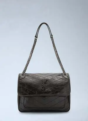 Saint Laurent Niki Shoulder Bag - Black