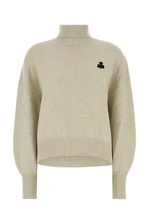 Isabel Marant Étoile Melange Sand Cotton Blend Oversize Nasha Sweater - Brown