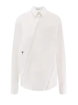 Dior Shirt With Asymmetrical Closure - White