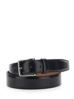 TOD'S Belt With Adjustable Buckle Closure In Black Leather For - Multicolor