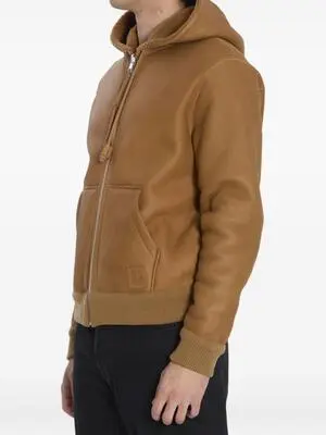 Loewe Shearling Leather Jacket - Multicolor