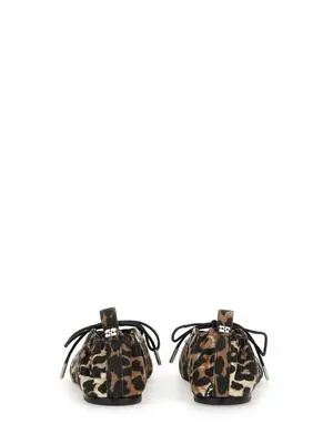 GANNI Ballerina Lace-up - Multicolor