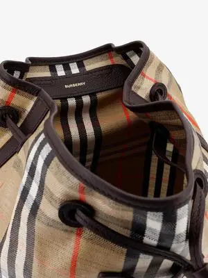 Burberry Highlands Coated Canvas Backpack - Cream