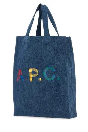 A.p.c. Denim Mini Lou Shopping Bag