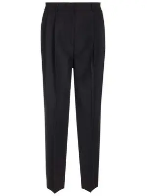 TOTEME High-waisted Trousers - Black