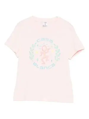 Casablanca Cotton T-shirt With Graphic Print - Multicolor