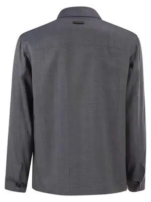 Peserico Lightweight Linen And Wool Blend Jacket