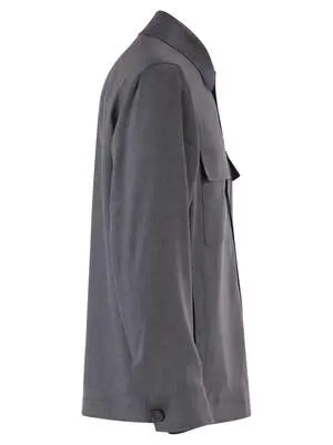 Peserico Lightweight Linen And Wool Blend Jacket