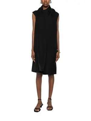 TOTEME Scarf Midi Dress - Black
