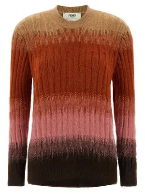 Fendi Fendi Women Vanite Knit Sweater Multicolor