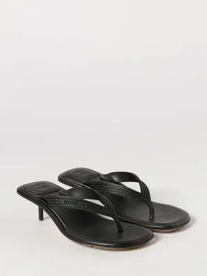 Bottega Veneta Sampieri Rubber Thong Sandals - Black