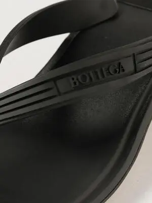 Bottega Veneta Sampieri Rubber Thong Sandals - Black