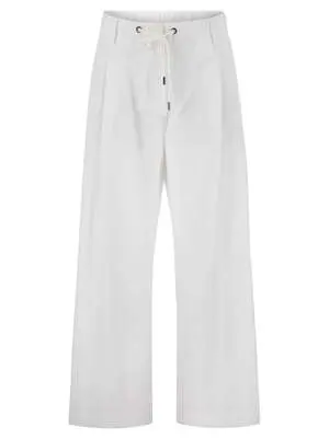 Brunello Cucinelli Interlock Couture Trousers - White