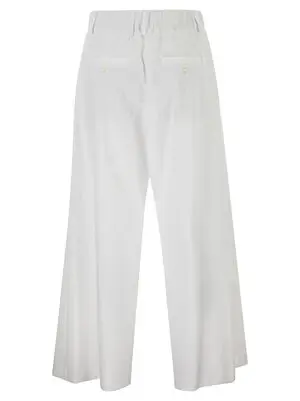 Brunello Cucinelli Interlock Couture Trousers - White