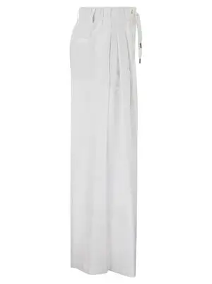 Brunello Cucinelli Interlock Couture Trousers - White