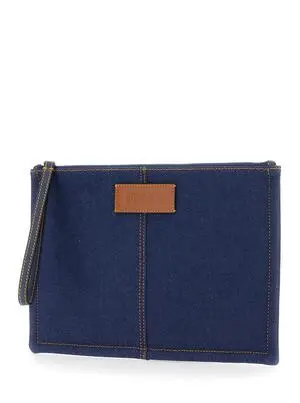 Fendi Denim Clutch - Multicolor