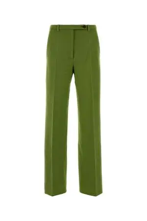 Miu Miu Stretch Viscose Blend Pant - Green