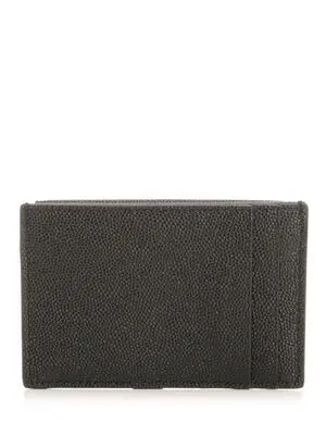 Saint Laurent Grain De Poudre Leather Wallet