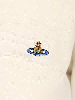 VIVIENNE WESTWOOD Wool Silk Blend Cardigan - White