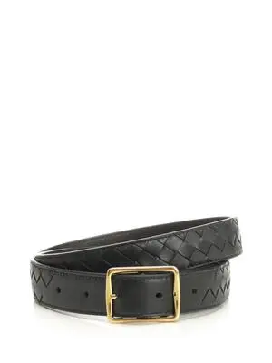 Bottega Veneta Reverso Belt - Black