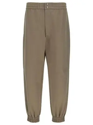 Alexander McQueen Beige Cargo Pants With Elastic Waistband In Cotton - Multicolor