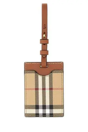 Burberry Printed Canvas Porte Adresse Plate - Multicolor