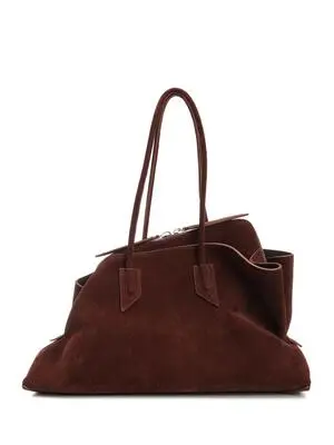 Attico La Passeggiata Suede Bag - Brown