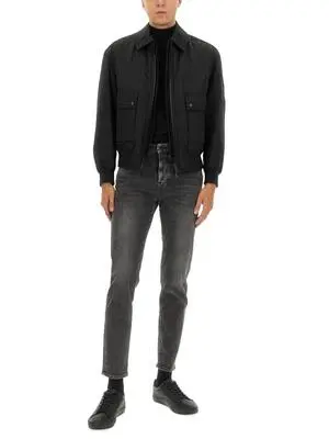 BOSS Bomber Jacket With Removable Lining