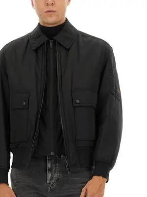 BOSS Bomber Jacket With Removable Lining