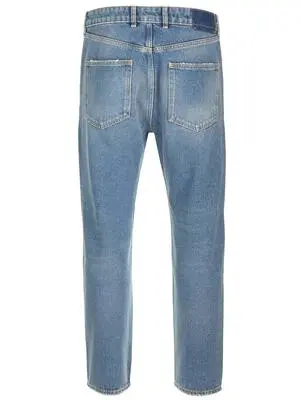 GOLDEN GOOSE Golden Happy Stone Washed Jeans - Blue