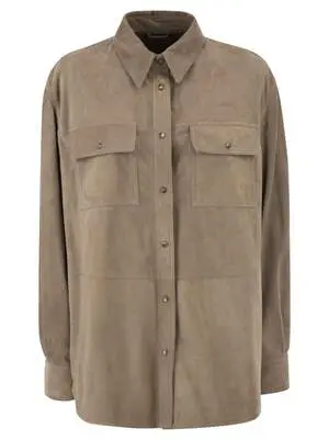 BRUNELLO CUCINELLI BRUNELLO CUCINELLI Suede Overshirt