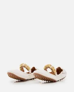 TOD'S Leather Ballerina