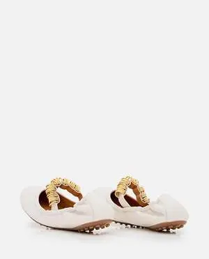 TOD'S Leather Ballerina