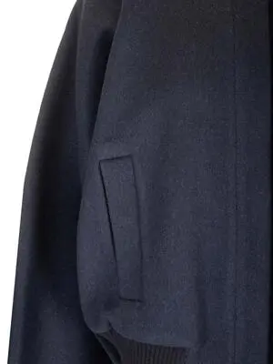 Max Mara Navy Cashmere Short Coat