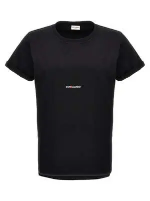 Saint Laurent Rive Gauche' T-shirt - Black