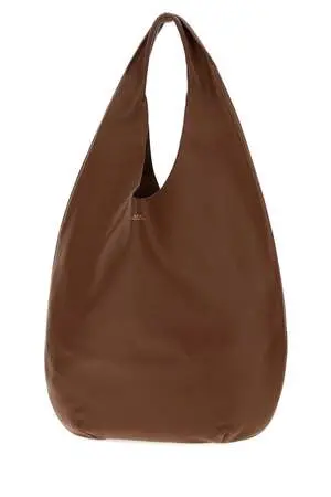 A.p.c. Leather Le Neige Shoulder Bag - Brown