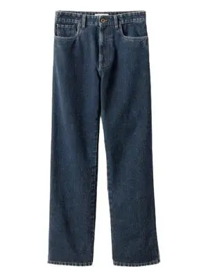 Miu Miu Straight-leg Denim Trousers - Blue