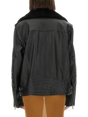 Saint Laurent Leather Biker Jacket