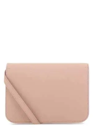 Burberry Leather Small Tb Crossbody Bag - Pink