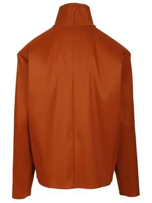 Saint Laurent Silk High-neck Top